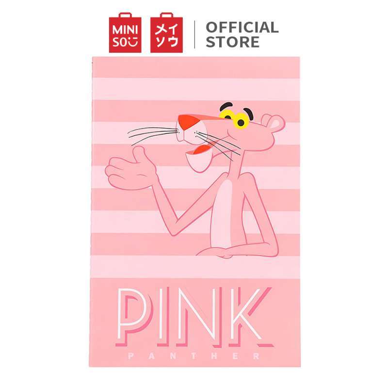 Jual Miniso Pink Panther Notebook Buku Catatan [24 L/ 3 Pak] Di Seller ...