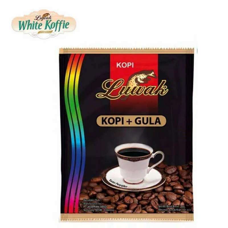 Jual KOPI LUWAK KOPI HITAM LUWAK 1 RENCENG ISI 20 SACHET di Seller ...