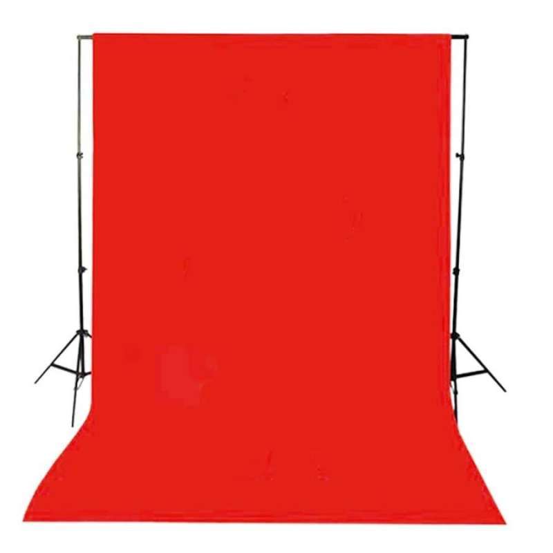 Jual Kain Background Backdrop Foto Studio Merah Polos 3m x 2m di Seller ...