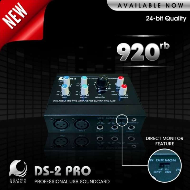 Promo DOLPHIN SOUND DS-2 PRO SOUNDCARD - Multicolor Diskon 23% di ...