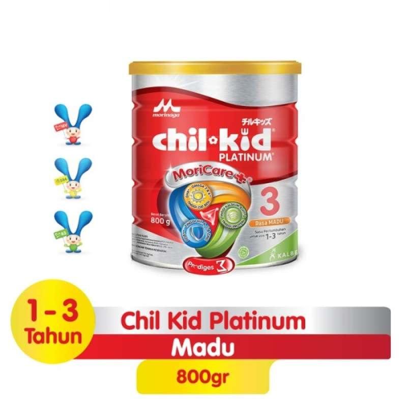 Jual Morinaga Chil Kid Platinum 3 Susu Formula 1-3 Tahun 800gr di ...