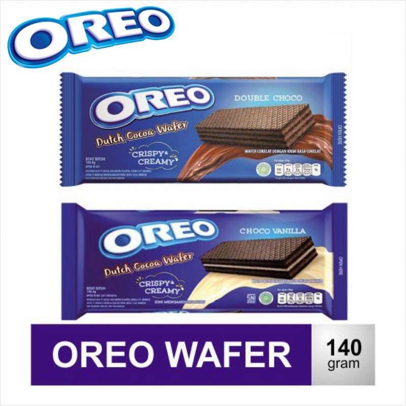 Jual Oreo Wafer Dutch Cocoa Crispy Creamy 140g 140 gram di Seller The ...