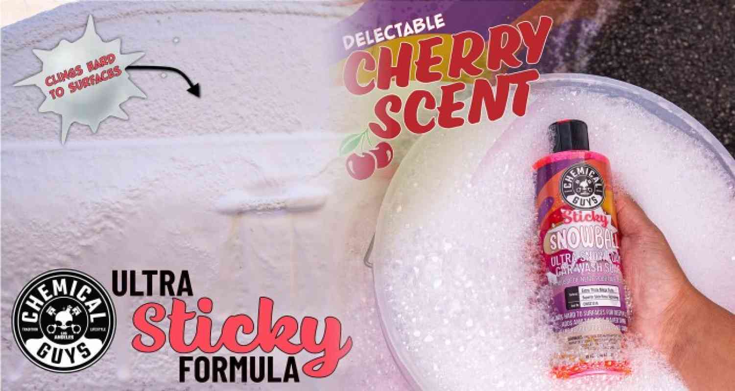 Jual Chemical Guys Sticky SnowBall Ultra Snow Foam Car Wash Soap di ...