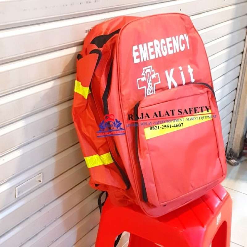 Promo Tas Ransel P3K Merah Emergency Kit + Isi Lengkap First Aids Tipe ...
