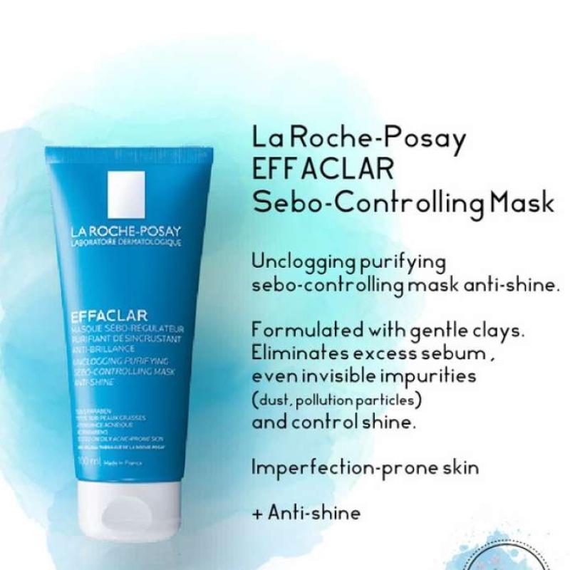 Promo La Roche-Posay Effaclar Sebo-Controlling Mask Diskon 33% di ...