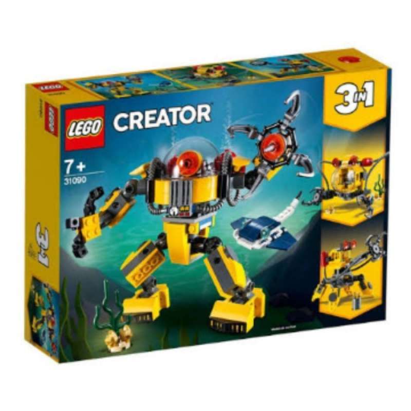 Promo Lego Creator 3 in 1 31090 Underwater Robot - Original Lego Diskon ...
