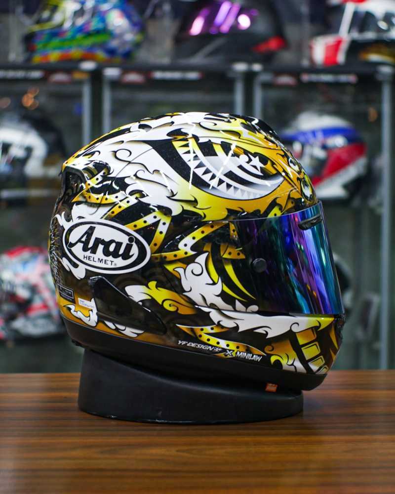 Jual Arai Rx-7x Lion Gold Limited Edition Rx7x Original Full Face Helm ...