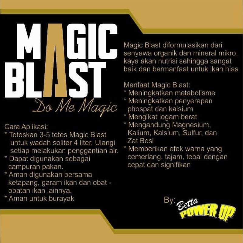 Promo Magic Blast + pemacu mutasi dan warna ikan hias Diskon 25% di ...
