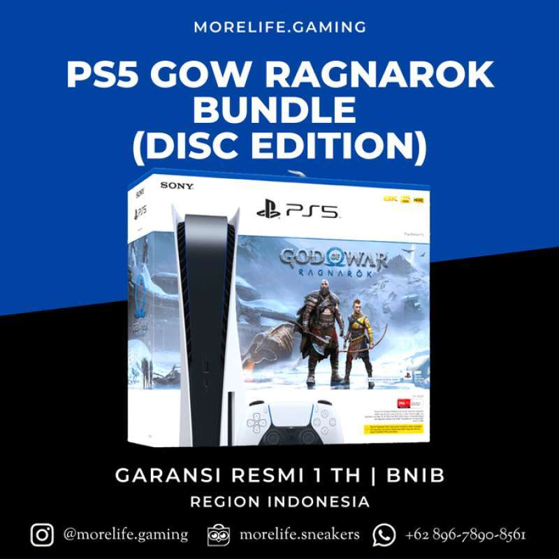 Promo PS5 Disc version, God of War Ragnarok bundle Diskon 25% di Seller ...