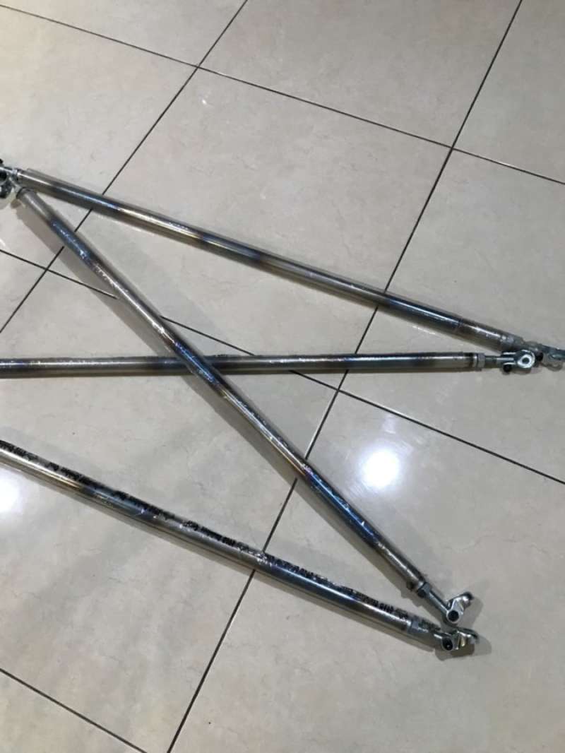 Jual Merklain X Bar Racing Stabilizer Strutbar Honda Jazz Gk5 Ge8 Gd3 ...