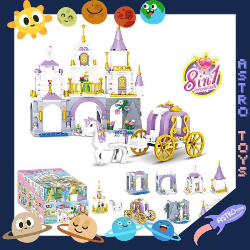 Promo LEGO PRINCESS VIVI ROSE CASTLE 364 PCS & 522 PCS Diskon 28% di ...