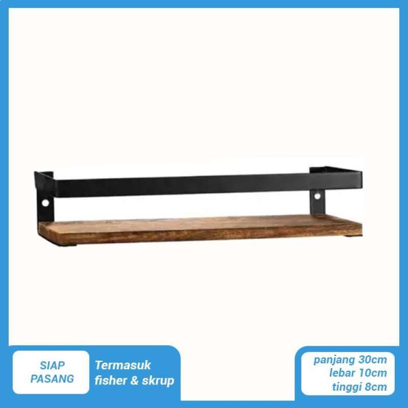 Jual rak dinding bumbu buku minimalis simple di Seller Soerasi - Kab ...