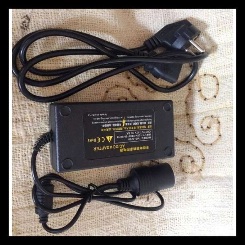 Promo Ac To Dc Adapter Converter Pompa Ban Mobil Ke Colokan Listrik ...