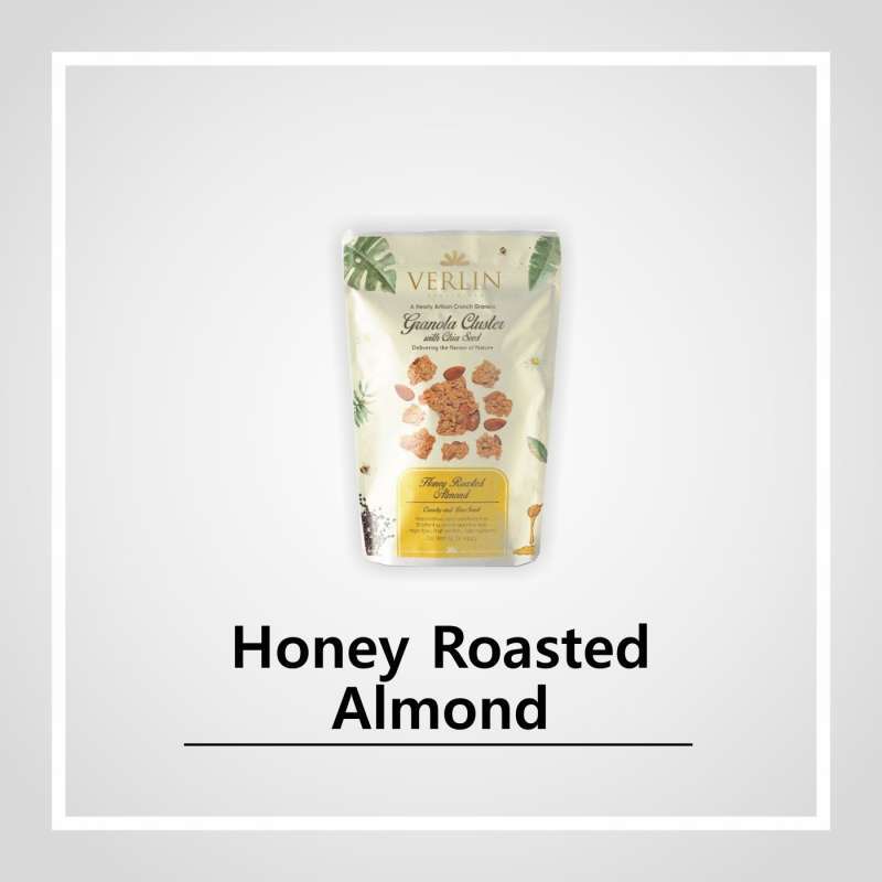 Jual Verlin Granola Honey Roasted Almond Snack [150 G] Di Seller Ab ...