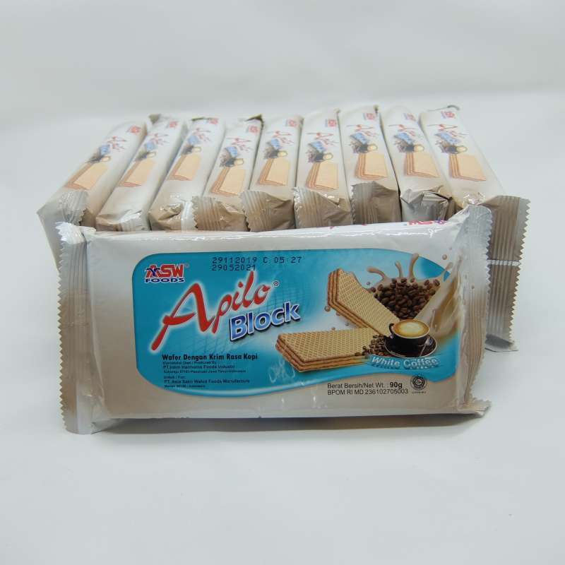 Jual Apilo White Coffee Block Wafer [90 G] Di Seller Pt. Sasana Megah ...