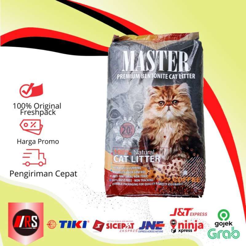 Promo Pasir Kucing Gumpal Wangi Master 20 Kg / Cat Litter Master 20kg ...