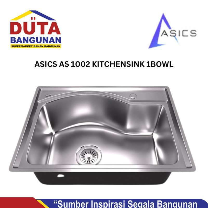 Promo Bak Cuci Piring ASICS AS 1002 Kitchen Sink 1 Lubang Diskon 30% di ...