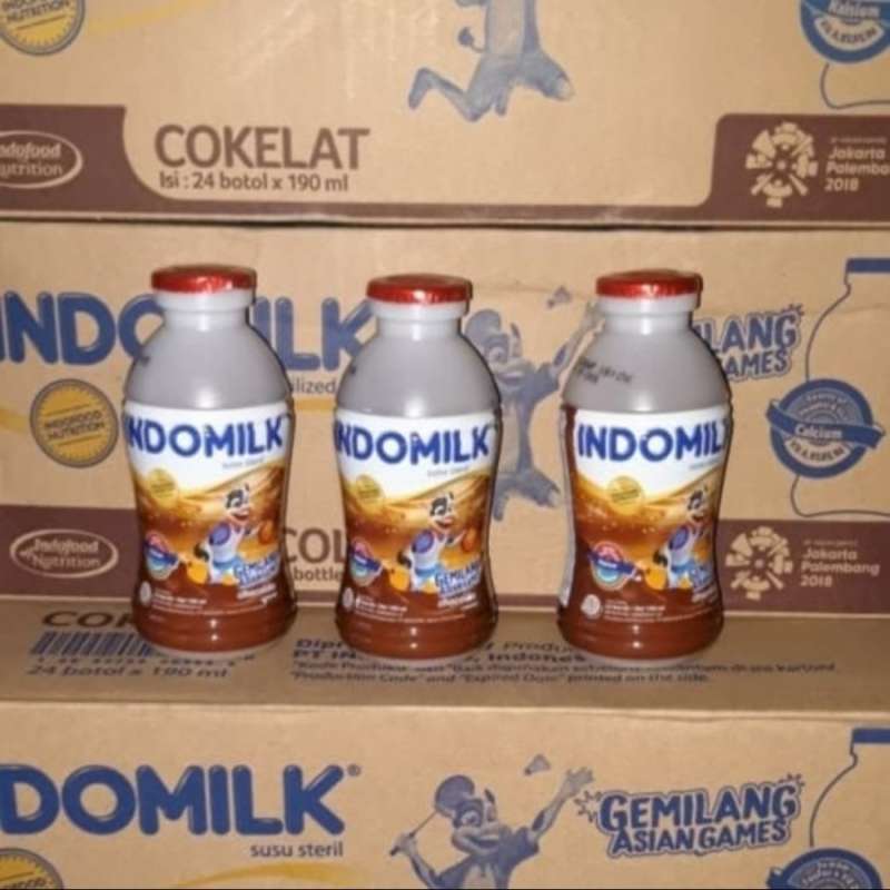 Promo Susu Indomilk Steril Botol Pet Cokelat | Chocolate - 190 Ml (kemasan Karton) Diskon 16% Di ...