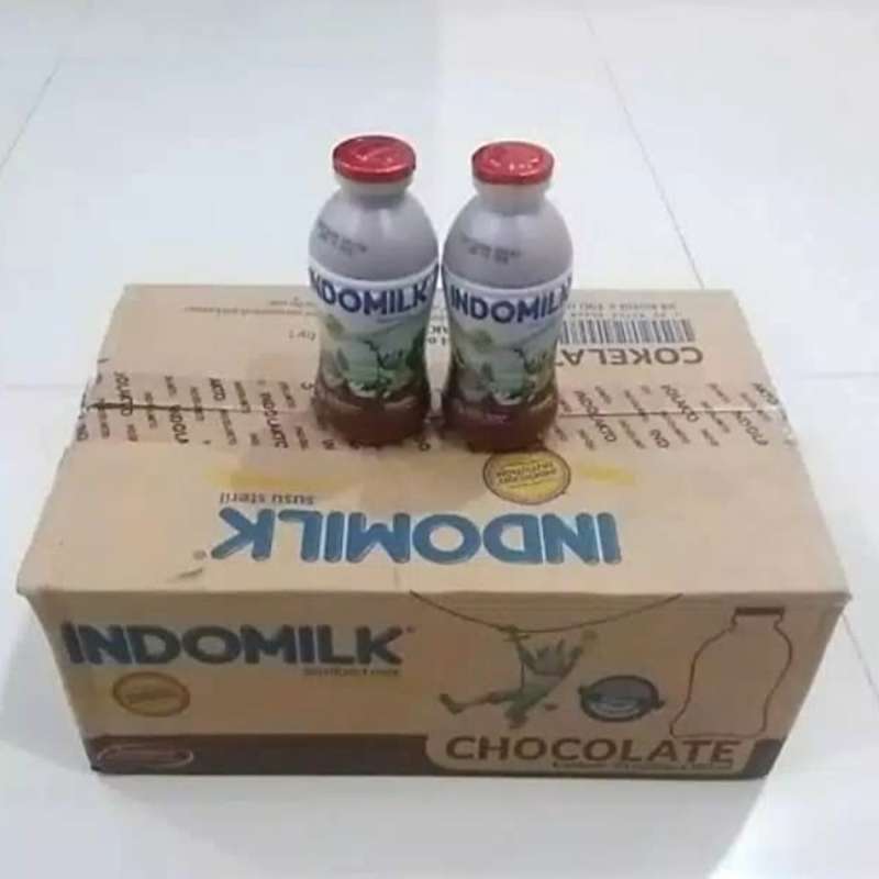 Promo Susu Indomilk Steril Botol Pet Cokelat | Chocolate - 190 Ml (kemasan Karton) Diskon 16% Di ...