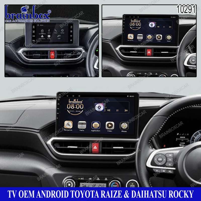 Jual Brainbox Tv Mobil Oem Toyota Raize Daihatsu Rocky Android Headunit ...