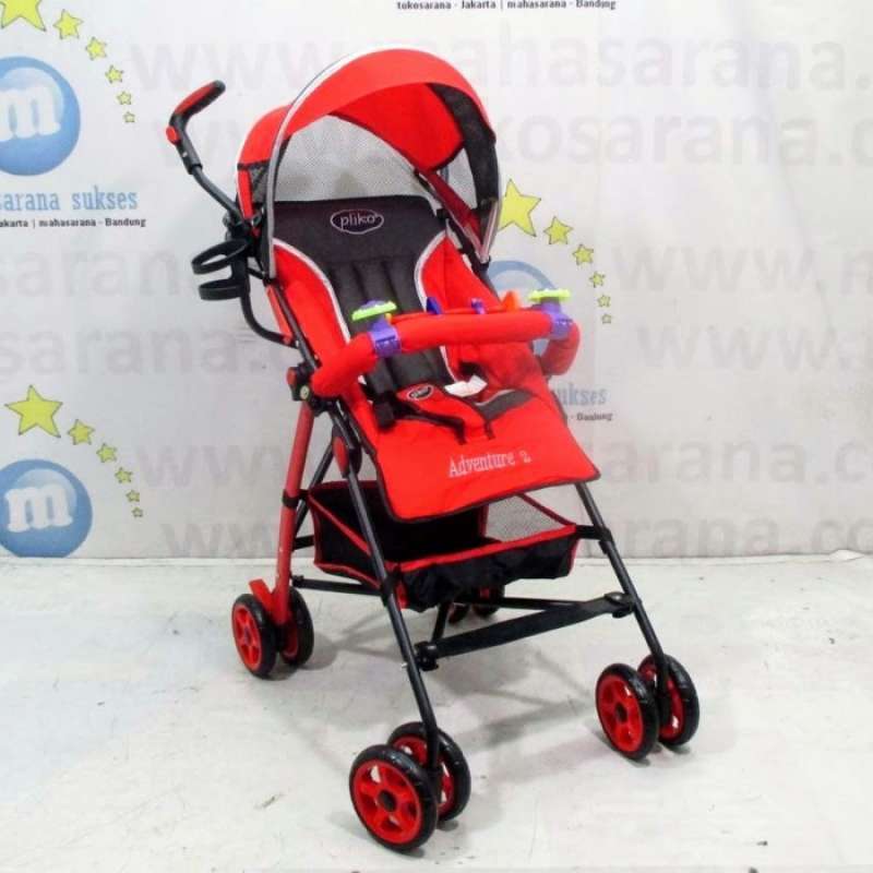 Jual Pliko Pk108 Adventure-2 Buggy Baby Stroller 3 Posisi New Born-3 Tahun Di Seller Kecup.id ...