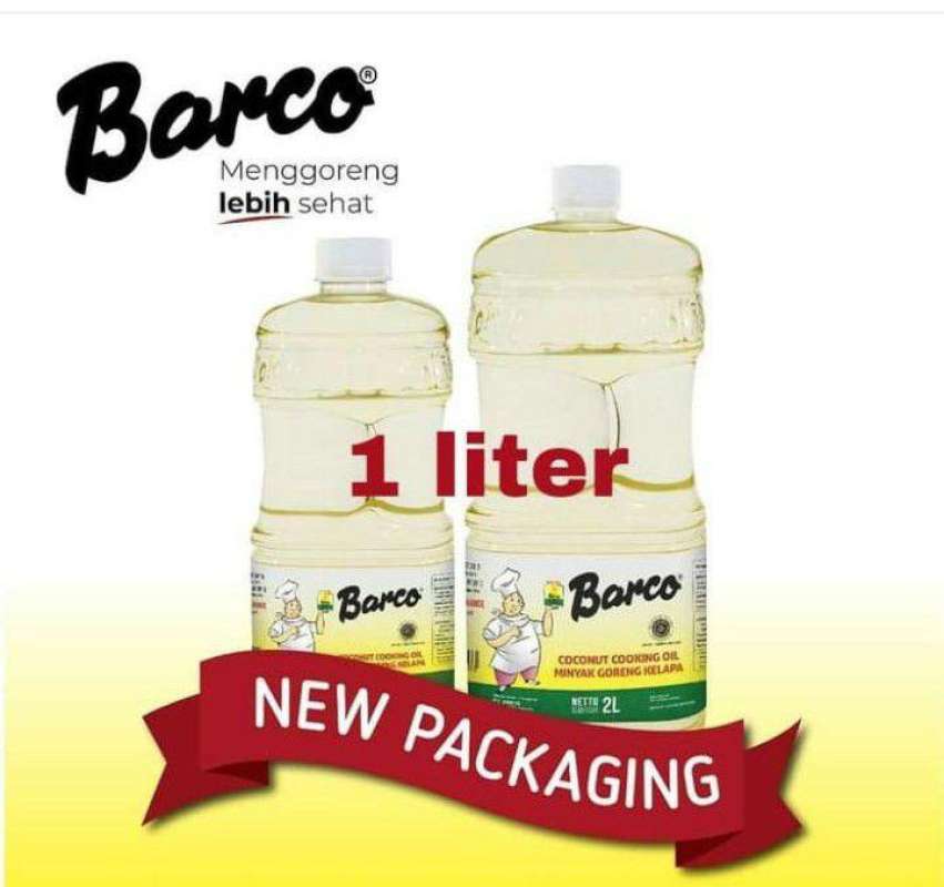 Jual Barco minyak goreng kelapa 1 lt botol di Seller Green Bites ...