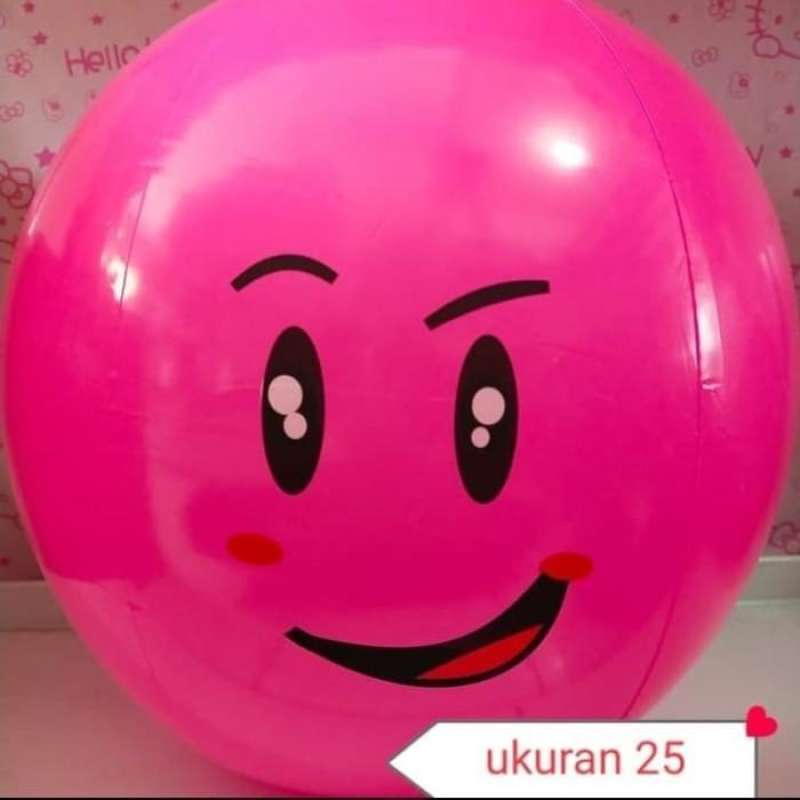 Promo 12 Biji Balon Tiup Smile Besar Ukuran 25 Inchi Termurah - Balon ...