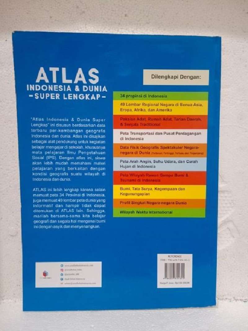 Jual Buku Atlas Indonesia Original Harga Termurah April 2024 | Blibli Jual Buku Atlas Indonesia Original Harga Termurah April 2024 | Blibli