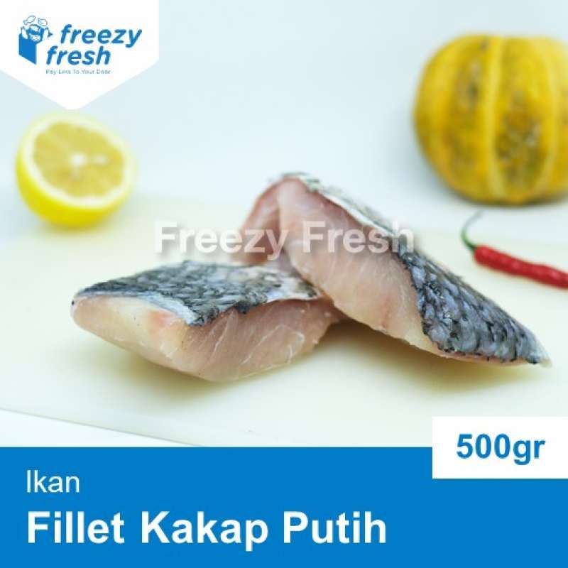 Jual FREEZY FRESH Ikan Kakap Putih Fillet [500 g] Halal di Seller ...