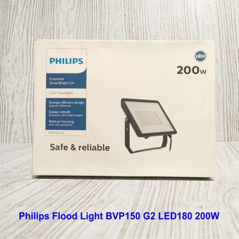 Jual Philips Flood Light Led Bvp150 Led180 Psu 200w G2 Swb Gm Lampu Sorot Di Seller Gudang Lampu ...