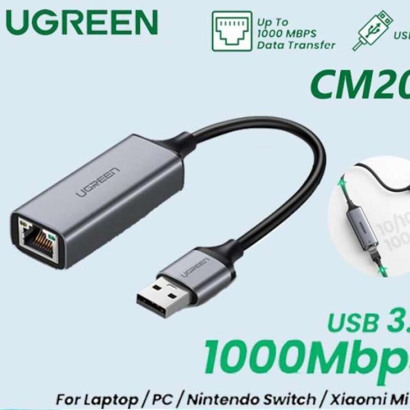 Jual Ethernet LAN Cable Adapter To Laptop Macbook 1000Mbps RJ45 LAN ...