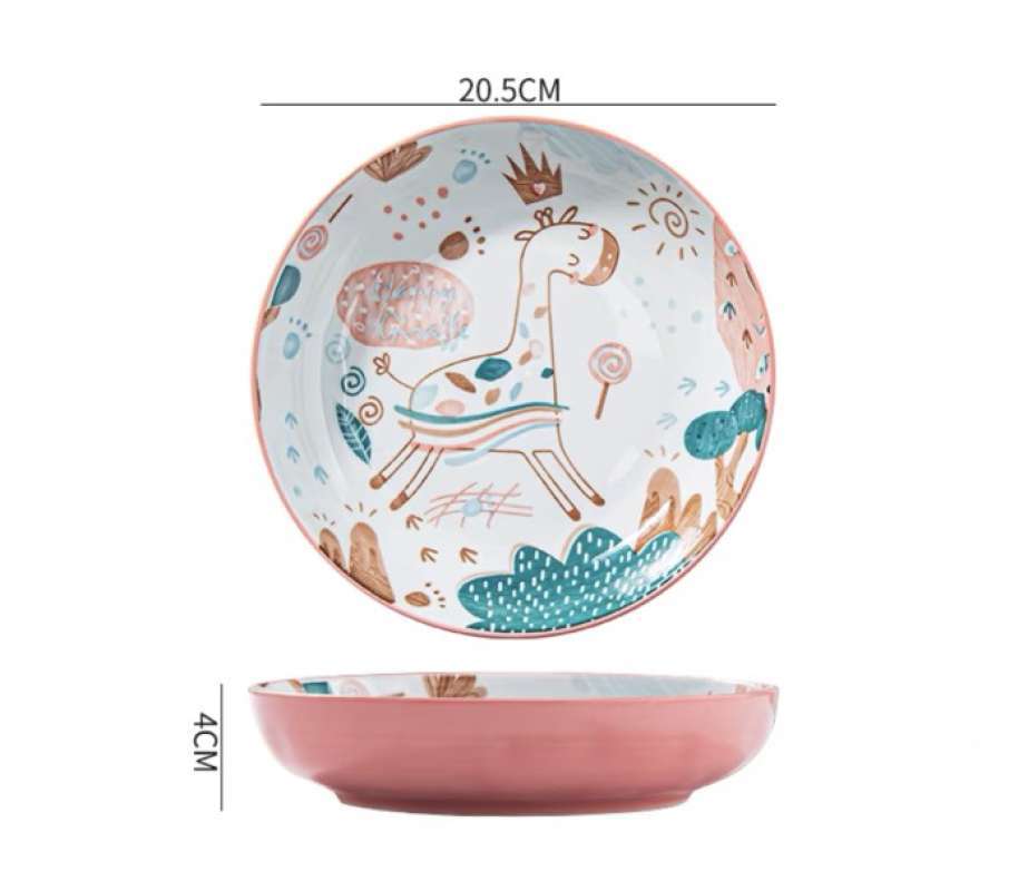 Promo Cartoon 8 Plate - Piring Cantik, Piring Keramik, Piring Lucu ...