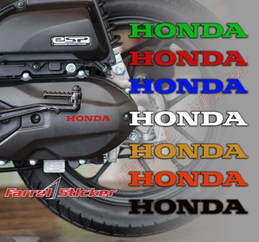 Promo Stiker Honda Sticker Honda Cvt - Warna Putih Diskon 50% Di Seller ...