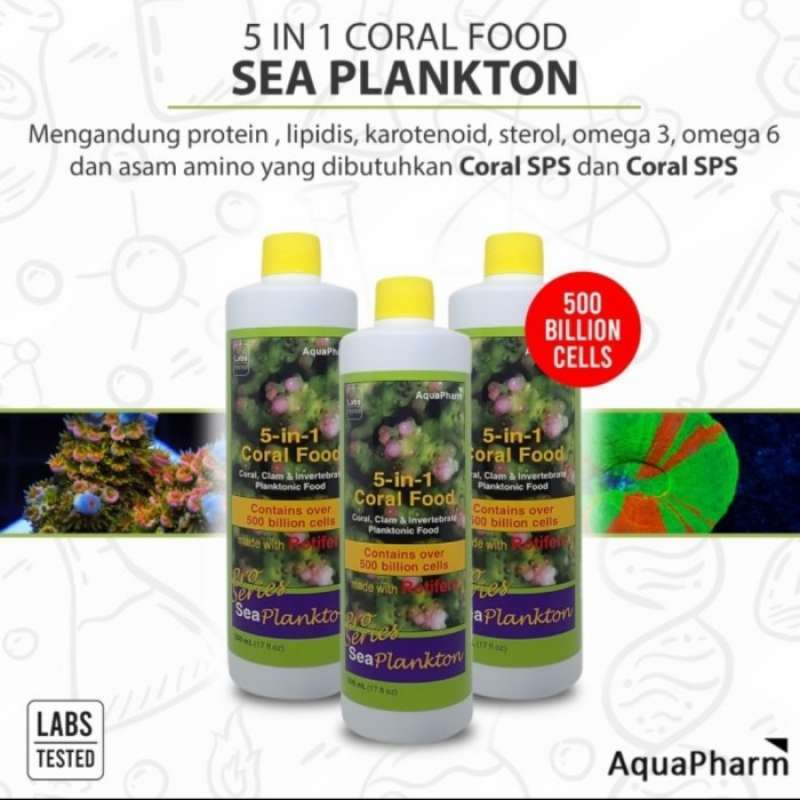 Promo Aquapharm 5In1 Coral Food 500Ml Diskon 33% di Seller Bonitaa ...