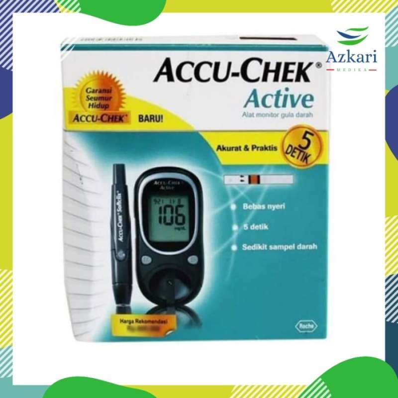 Promo Accu Check Active Glucose Meter/Alat Monitoring Glucose Diskon 23% di Seller Alat Medis ...
