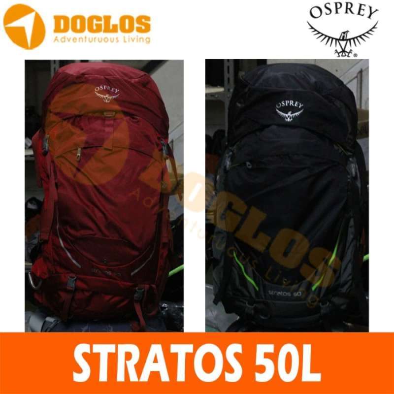 Jual Tas Carrier Osprey Stratos 50L backpack Tas gunung Carrier keril ...