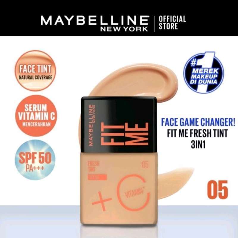 Jual Maybelline Fit Me Fresh Tint Spf 50/pa++ Di Seller Tokoku Star ...