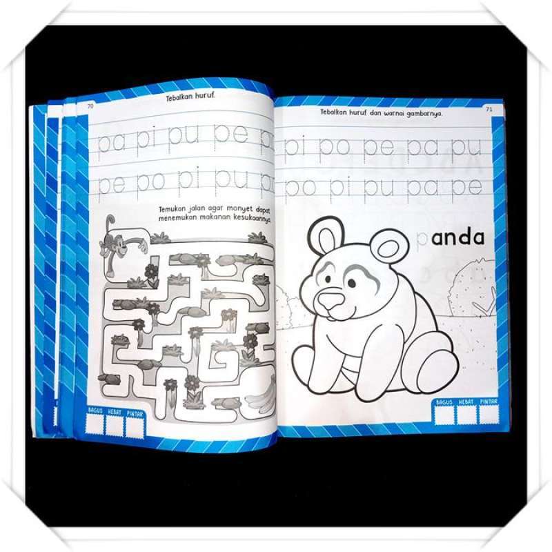 Jual Buku Anak Tk Paud Games Book & Copy Colouring Di Seller ...