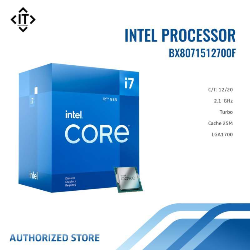 Promo Intel Processor Core i7-12700F Alder Lake - BX8071512700F Diskon ...