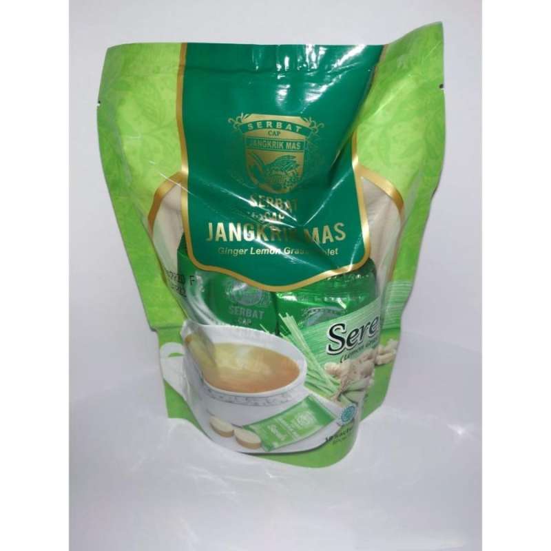 Jual Serbat Cap Jangkrik Mas, MINUMAN TABLET SEREH (LEMON GRASS) di ...