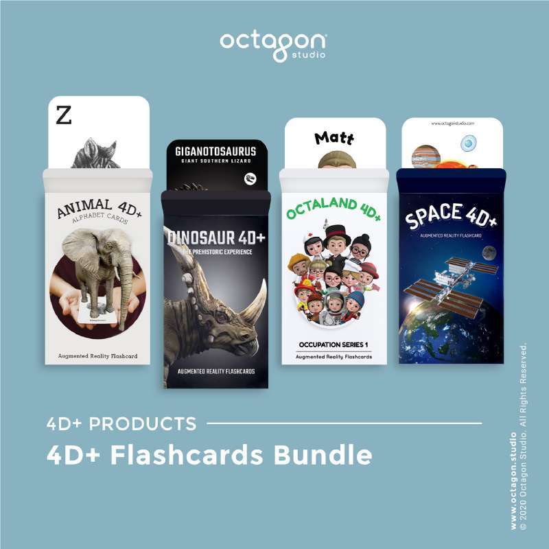Jual Octagon Studio Bundle Flashcards 4d+ Di Seller Octagonstudio - Sukawarna, Kota Bandung | Blibli