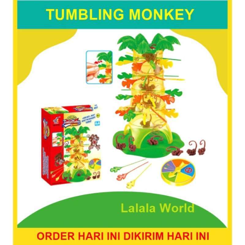 Jual Permainan Edukasi Monyet Mainan Anak Cocok Dimainkan Satu Keluarga ...