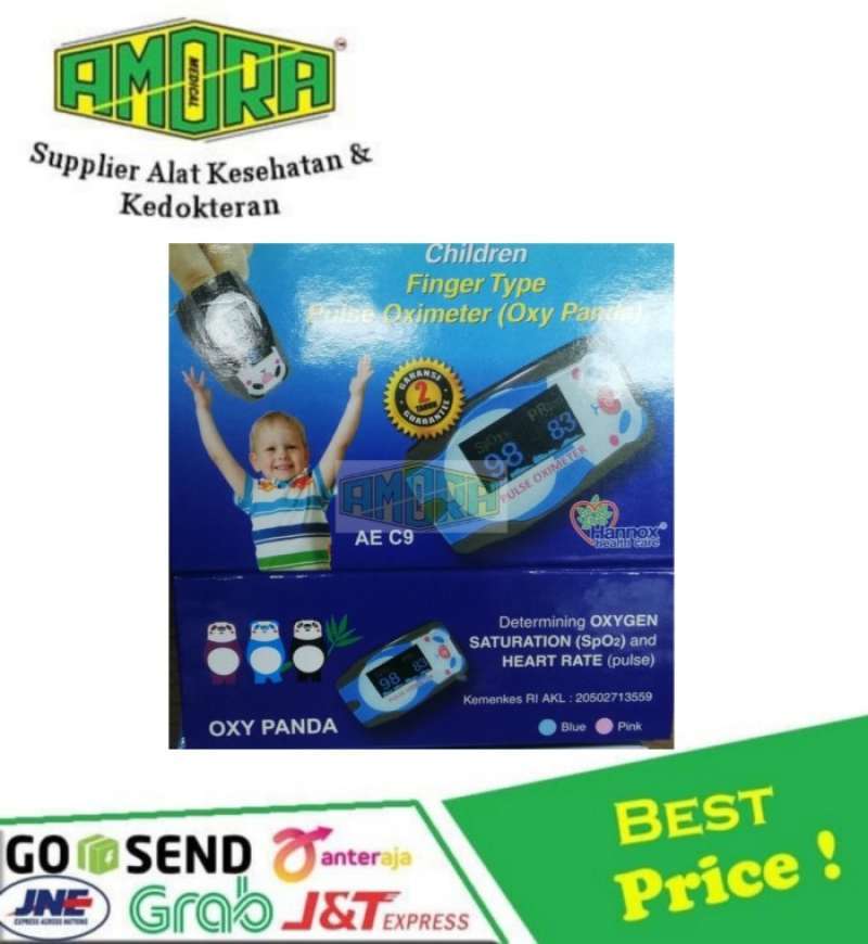 Promo Pulse Oxymeter SPO2 Finger Oxymeter Anak HANNOX Diskon 23% di ...