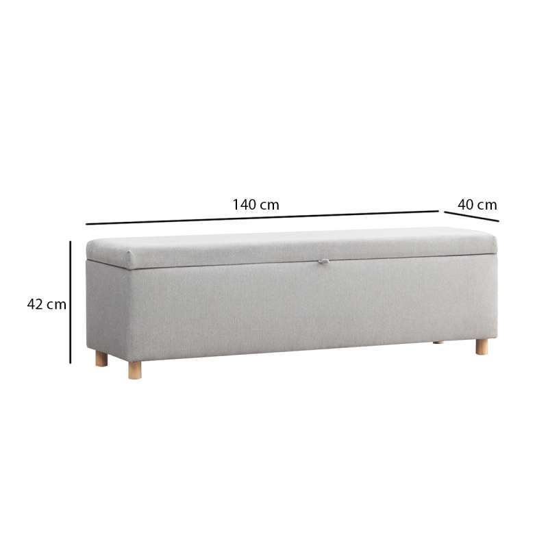 Promo Dekoruma Tate Bench Sofa Storage Box - Kursi Panjang Dengan Ruang ...