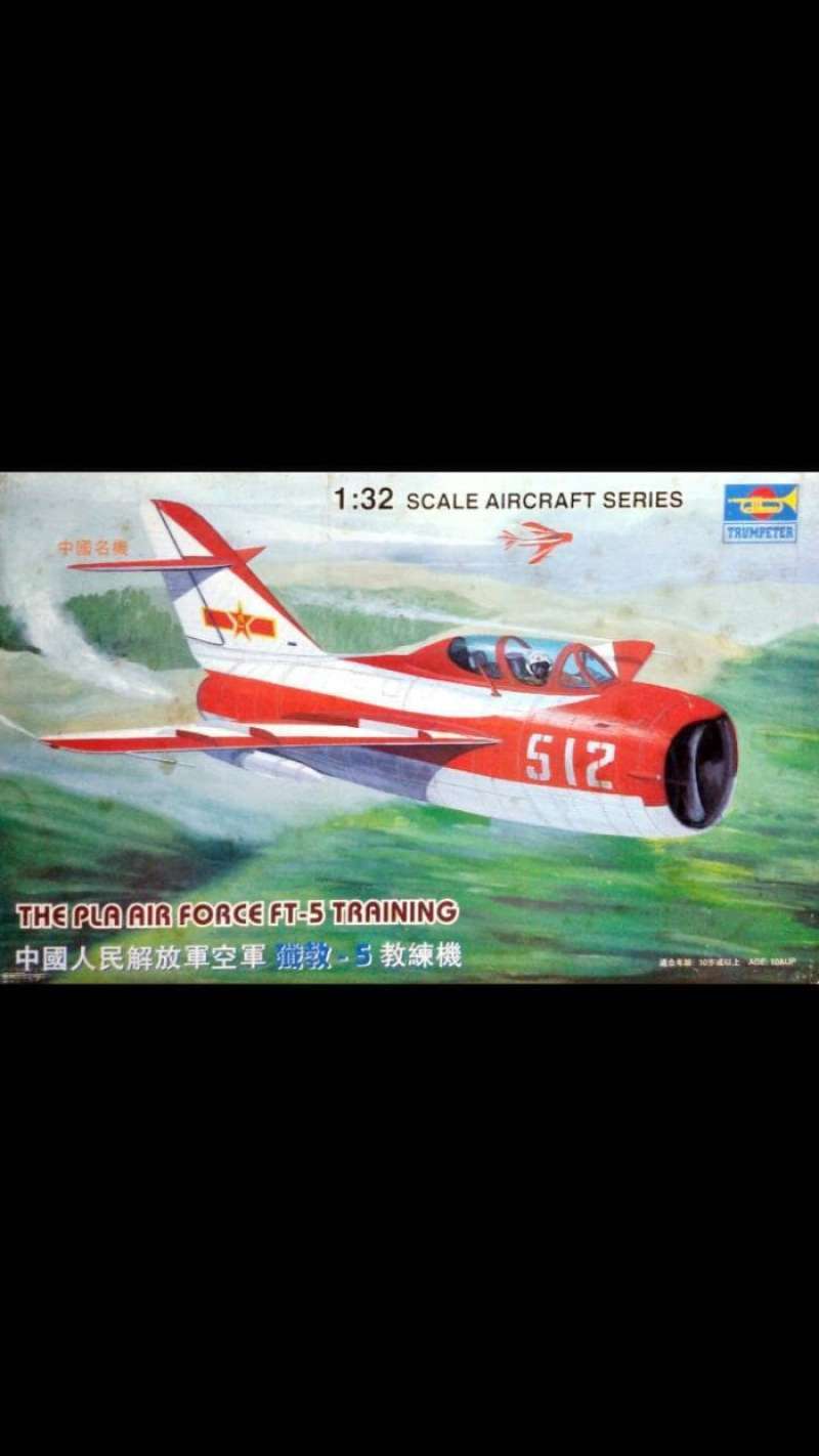 Promo Mokit trumpeter 1:32 02203 The Pla Air Force FT-5 Training Diskon ...