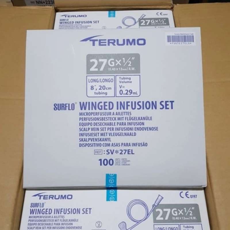 Promo Wing Needle 27g /terumo/box Diskon 23% Di Seller Alat Medis ...