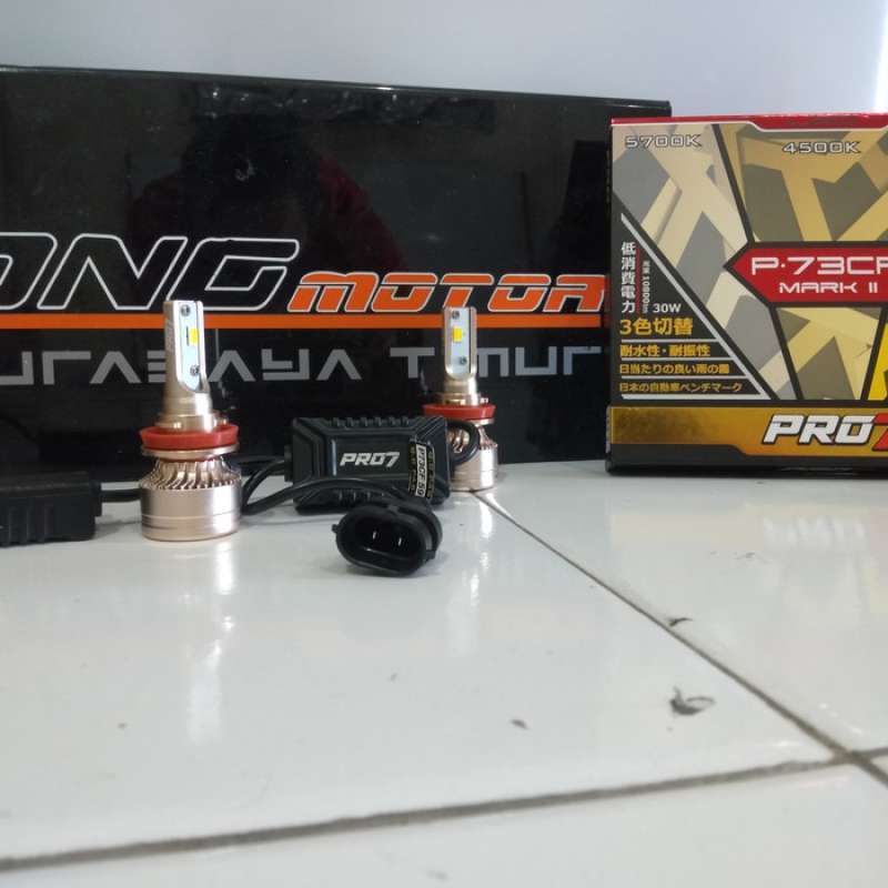 Jual Pro7 Led Mobil P73cf Mark-ii 3warna 4mode-on Foglamp Headlamp ...
