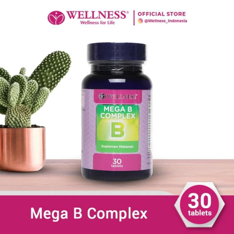 Jual WELLNESS MEGA B COMPLEX 30 TABLETS di Seller Afifah Tick - Kota Jakarta Pusat, DKI Jakarta ...