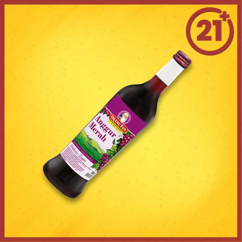 Promo Promo 1 Case (12btl) Orang Tua Anggur Merah 620ml Diskon 17% Di ...