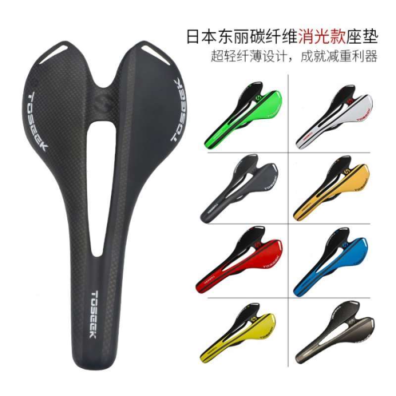 Jual Toseek New Mountain Road Carbon Saddle Bike 3k Glossy Full Carbon ...
